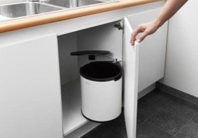 Brabantia Vestavný odpadkový koš 15 l - bílá