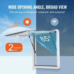 91,4 cm L × 91,4 cm W Koncesní stojan Obslužné okno Food Nákladní automobil Servisní