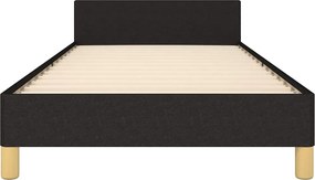 Rám postele bez matrace černý 100 x 200 cm textil 3125116