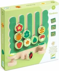 DJECO Společenská hra Gardimix / Postřehová hra / dřevěné dílky / FSC®