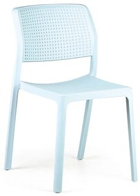 Plastová jídelní židle židle NELA, bílá
