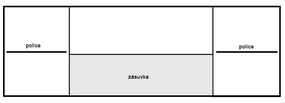 Natural - TV stolek N12 - dub ribbeck