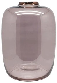 Fialová váza ze skla Dôme Deco