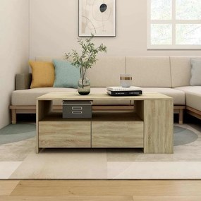 vidaXL Konferenční stolek 102x55x42 cm kompozitní dřevo [862733] Barva: dub sonoma