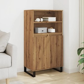 Skříň highboard dub artisan 60 x 36 x 110 cm kompozitní dřevo