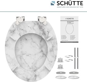 Eisl Sanitär WC prkénko MDF Soft Close Marmor Stone 80194
