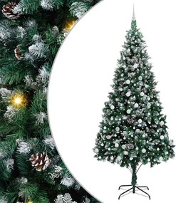 Umělý vánoční stromeček Zelená 240 cm PVC, ocel a plast 3396285