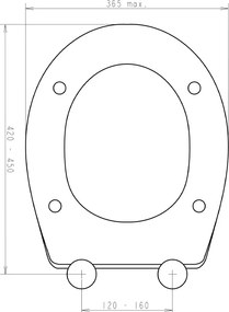 Mereo Mereo, WC sedátko pro VSD74, CSS117 (3556)