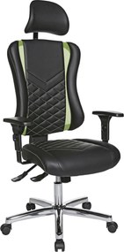 XXXLutz HERNÍ ŽIDLE, vzhled kůže, zelená, černá Dieter Knoll - Online Only kancelářské židle - 001319008402