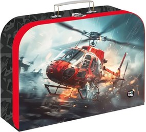 Oxybag - kufřík na výtvarku Hasiči, 34 cm, lamino