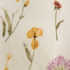 Oboustranné povlečení DUO SENSE WILDELLA krémové mikroplyš/flanel Rozměr povlečení: 2 ks 70 x 90 cm | 200 x 220 cm