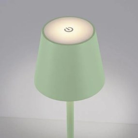 LD 19252-43 LED bateriové svítidlo zelené, stojací a stolní lampa, dotykový stmívač, IP54 pro venkovní použití 3000K - JUST LIGHT