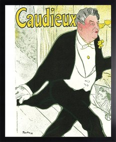 Caudieux obraz – plakát Henri de Toulouse-Lautrec