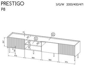 Dolmar RTV stolek Prestigo P8