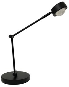 Stolní lampa Jyla, černá, čočka, 3000K