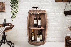 Regál na víno Winebar 79 cm přírodní