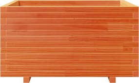 Zahradní truhlík voskově hnědý 90x60x49,5 cm masivní borovice 3282566