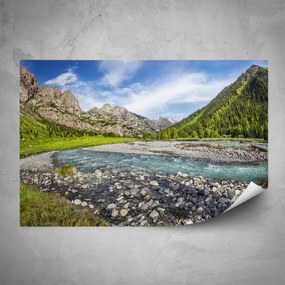 Plakát - Divoká řeka (60x40 cm) - PopyDesign