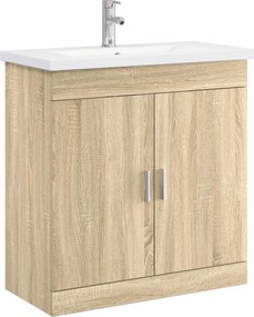 Sada koupelnového nábytku Dub sonoma 81 x 40 x 84,5 cm 3404360