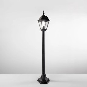 FAN LANT-ROMA/P1 Sloupkové svítidlo PALETTO ROMA černá, 1xE27, IP44, 104 x 14,6 x 14,6 cm - FANEUROPE
