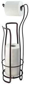 Ocelový stojan na toaletní papír v bronzové barvě Axis – iDesign