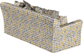 Potah na pohovku IKEA  Tomelilla rozkládací barva modrá látka pletený vzor, vzorované
