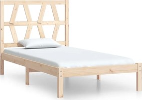 vidaXL Rám postele masivní borovice 75 x 190 cm Small Single [3103958] Barva: Přírodní