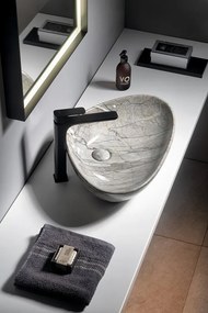 Sapho Sapho, DALMA keramické umyvadlo 68x16,5x44 cm, carrara, MM317