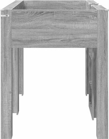 Patrová postel pro děti Šedá Sonoma 75 x 190 cm 3410472