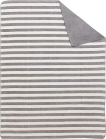 Deka Cotton Cloud 150x200cm Gray Stripes