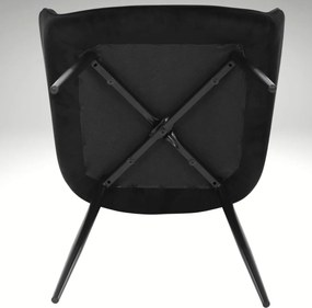 Vikio Jídelní set pro 6 osob 180x90 cm dub noha U černá židle s područkami VJS168-6C