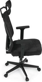 Ergonomická kancelářská židle ARLO - černá látka