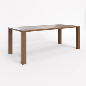 BMB Jídelní stůl bez lubu Materiál: Buk jádrový, Povrchová úprava: rovné rohy, Specifikace: 90x90