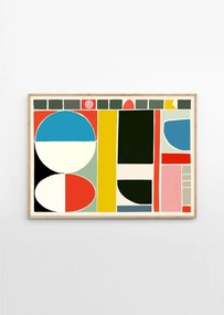 The Poster Club Plakát Palette by By Garmi 70x100 cm