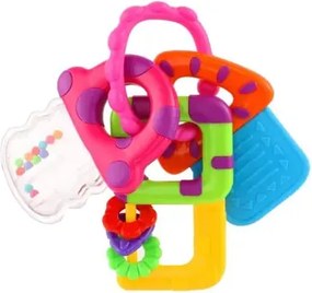 TEDDIES Chrastítko a kousátko klíče / Chrastítko / Plast / od 3 měsíců