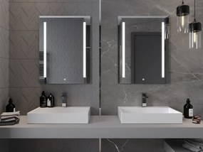 Mexen Remi koupelnové zrcadlo s podsvícením 60 x 80 cm, LED 6000K, anti-pára - 9804-060-080-611-00