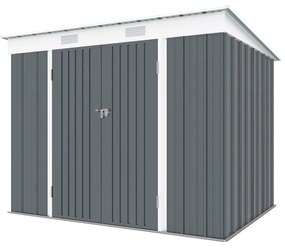 Riwall PRO RMSP 6x8 Anthracite zahradní domek kovový 2,4 x 1,8 m s pultovou střechou antracit