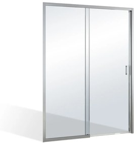 Roltechnik Outlet Posuvné sprchové dveře LYG2L_LYG2R pro instalaci do niky, stříbrná Varianta: šířka: 160 cm, orientace: Levá - (LYG2L/1600 - 1135008302), Barva profilů a typ výplně: profily: stříbrná, výplň: transparent