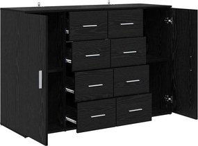 Konzole CORONA 2 ks Černý dub 59 x 39 x 80 cm Kompozitní dřevo 3402808
