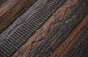 Diamond Carpets koberce Ručně vázaný kusový koberec Black Melange DE 2006 Multi Colour - 160x230 cm