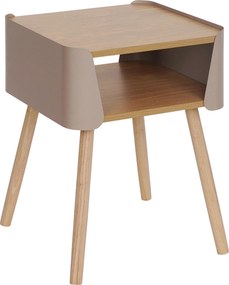XXXLutz NOČNÍ STOLEK, borovice, přírodní barvy, béžová, 40/54,5/39 cm Xora - 007968033801