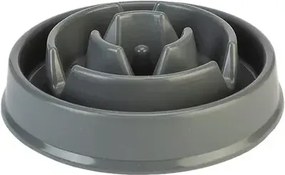 Pet Pro 21 cm Grey Slow Feed Pet Bowl / Miska pro pomalé krmení