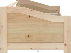 3místná válenda se zásuvkami masivní borovice 90 x 200 cm 322169