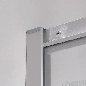 BPS-koupelny Čtvrtkruhový sprchový kout HYD-RK94A 80x80 cm bílá/transparent + vanička HYD-RSV-SXL01A bílá