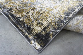 Berfin Dywany, Kusový koberec Zara 9630 Yellow Grey, 140x190, žlutá, kancelář