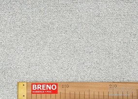 Breno Metrážový koberec GEM - GUSTO 97 stříbrný, šíře 400 cm, Stříbrná