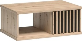 Casarredo - Komfort nábytek Konferenční stolek BARBUS 1S, se zásuvkou na nohách, dub artisan/černá