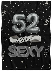 Deka Stále sexy – Černá (věk: 52, Podšití beránkem: NE)