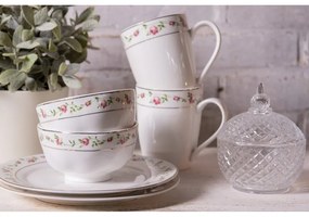 Porcelánová miska na polévku s růžičkami Cutty Rose – 300 ml