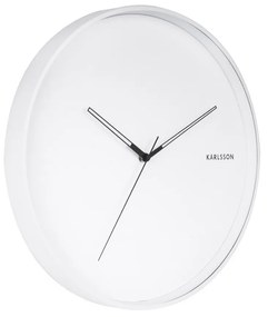 Karlsson 5807WH Designové nástěnné hodiny pr. 40 cm